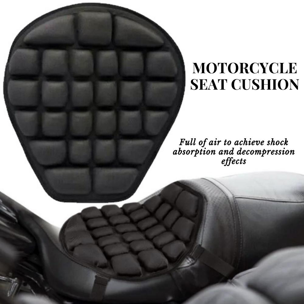 Long Rides Comfy Large Motorcycle Seat Pad Massage Pressure Relief ...
