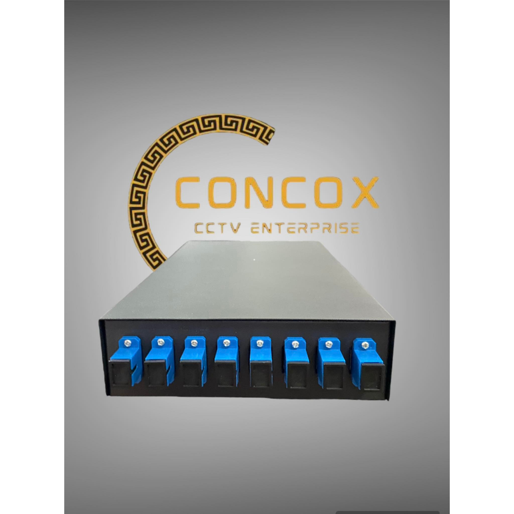 FIBER PATCH PANEL 8PORT SC LOADED | Shopee Philippines