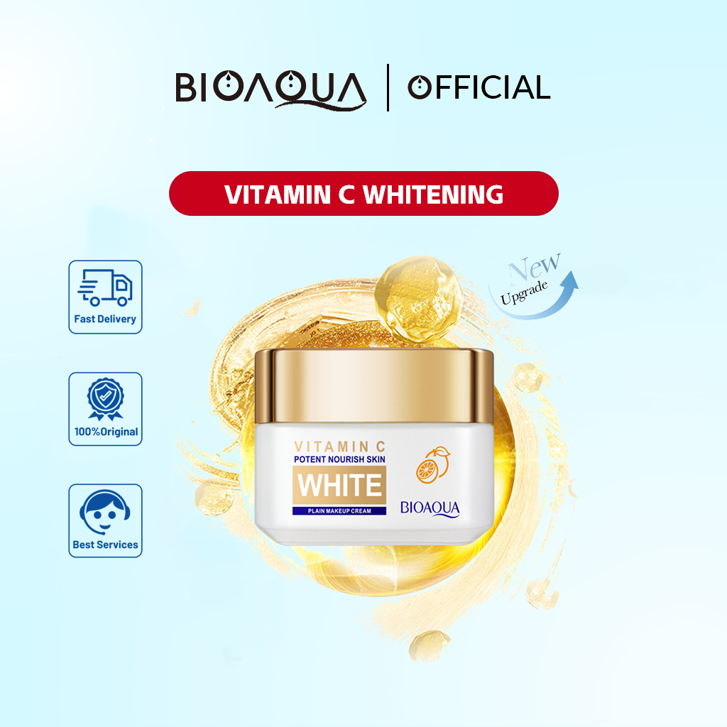 BIOAOUA Vitamin C Brightening Cream Whitening Cream 50g | Shopee ...
