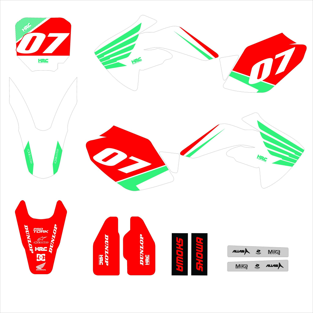 Honda CRF 150R ( 2007 - 2024 ) Graphics kit Sticker Decal | Shopee ...