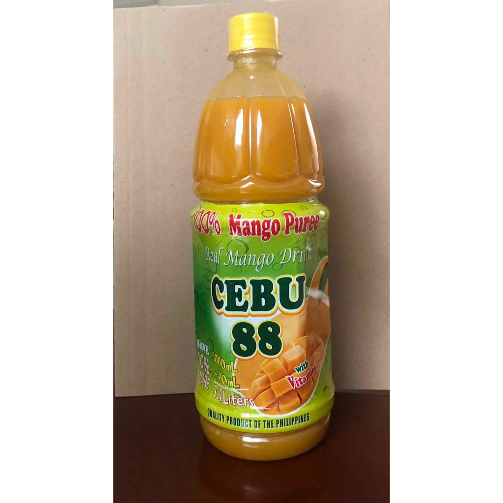 Cebu 88 100% Mango Puree 1.1Liters (with Vitamin C) | Shopee Philippines