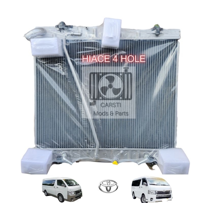 Radiator toyota hiace Full Aluminum 36mm 3 row 2007-13 4 Hole Grandia ...