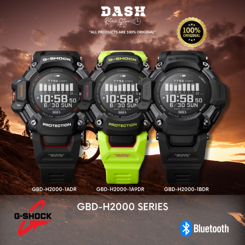 G-Shock G-SQUAD GBD-H2000-1A, GBD-H2000-1A9, and GBD-H2000-1B | Shopee ...