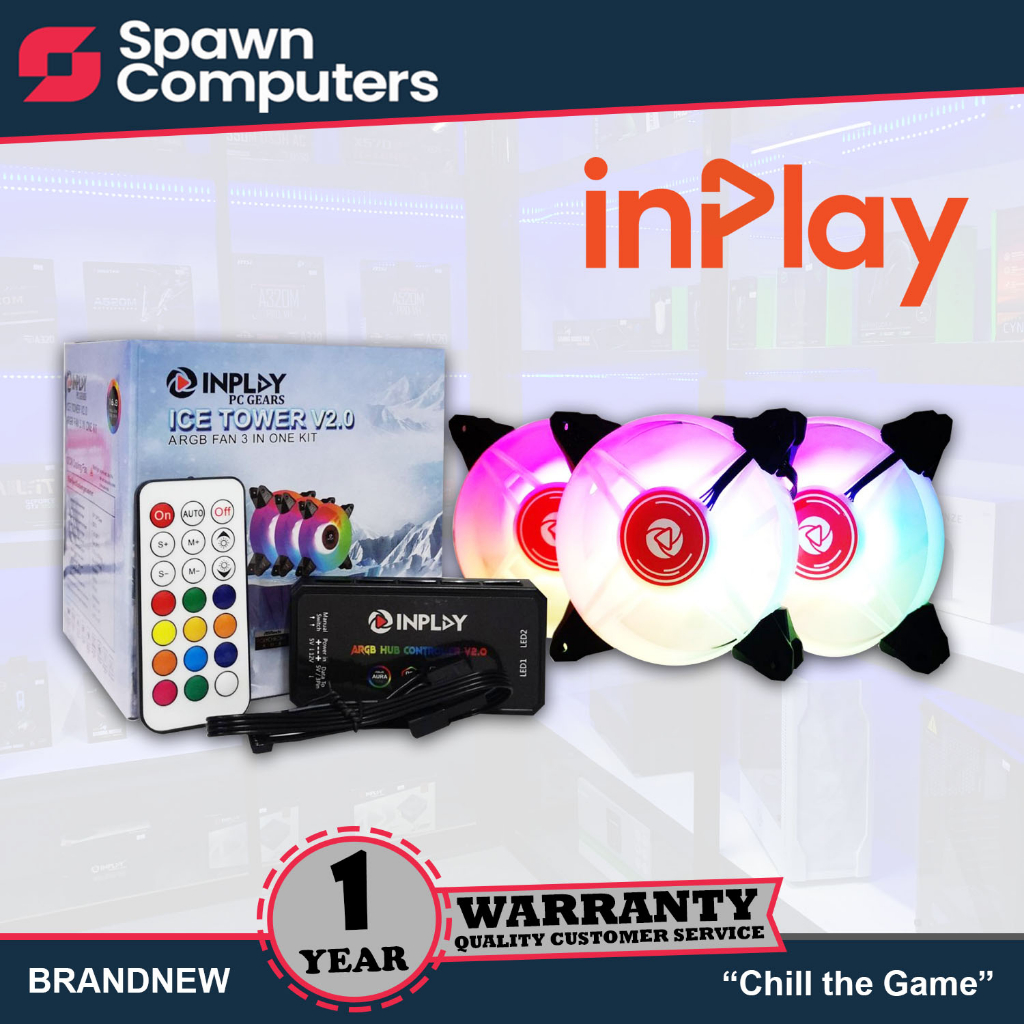 INPLAY ICE TOWER V2.0 ARGB FAN 3 IN ONE KIT | CPU FAN | CPU COOLER ...