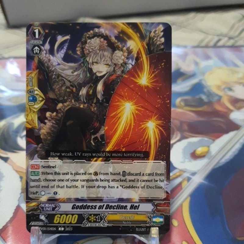 GODDESS OF DECLINE, HEL C D-PV01 CARDFIGHT VANGUARD ENGLISH | Shopee Philippines