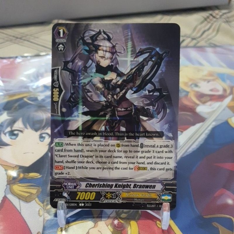 CHERISHING KNIGHT, BRANWEN C D-PV01 CARDFIGHT VANGUARD ENGLISH | Shopee Philippines