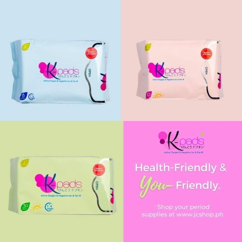 JC Premiere K-Pads Active Oxygen & Negative Ion & Far-IR (Day, Night & Liner) | Shopee Philippines