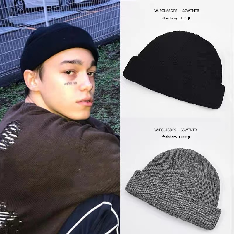 BGC Bonnet Round Hat Man's Woman's Beanie Plain Hat Ruffian Landlord ...