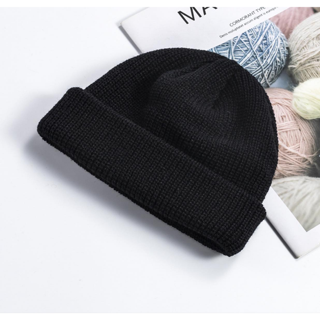 BGC Bonnet Round Hat Man's Woman's Beanie Plain Hat Ruffian Landlord ...