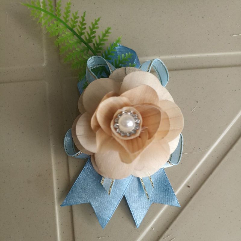 chest corsage minimalist design with pin | Shopee Philippines