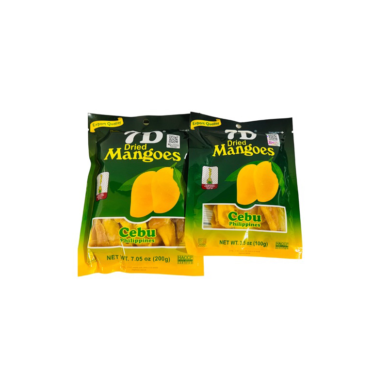 7D Dried Mangoes 200g/ 100g | Shopee Philippines