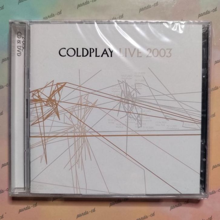 (SEALED) Coldplay - Coldplay Live 2003 - CD+DVD / Imported | Shopee ...
