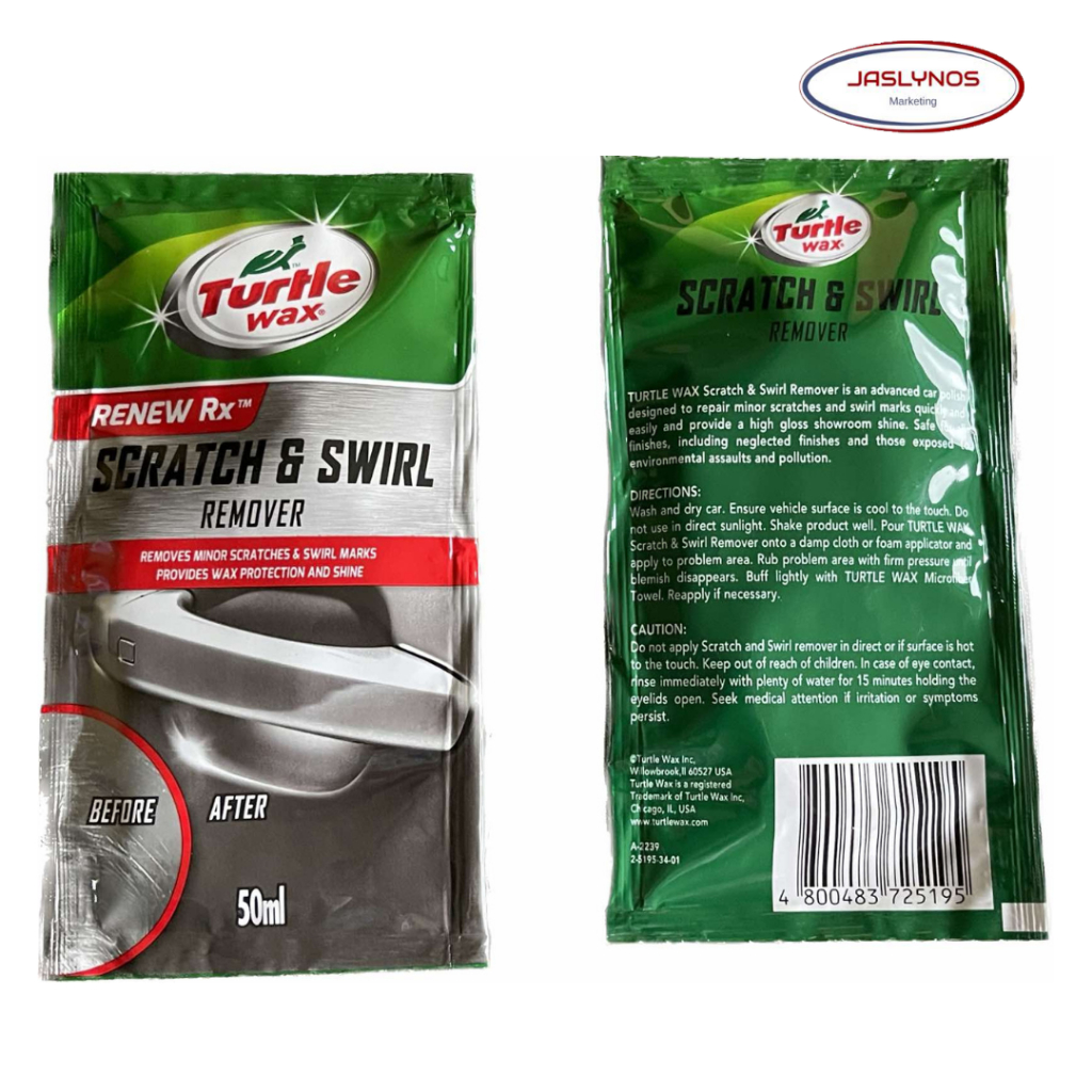 Turtle Was Scratch & Swirl Remover Sachet 50ml | Shopee Philippines