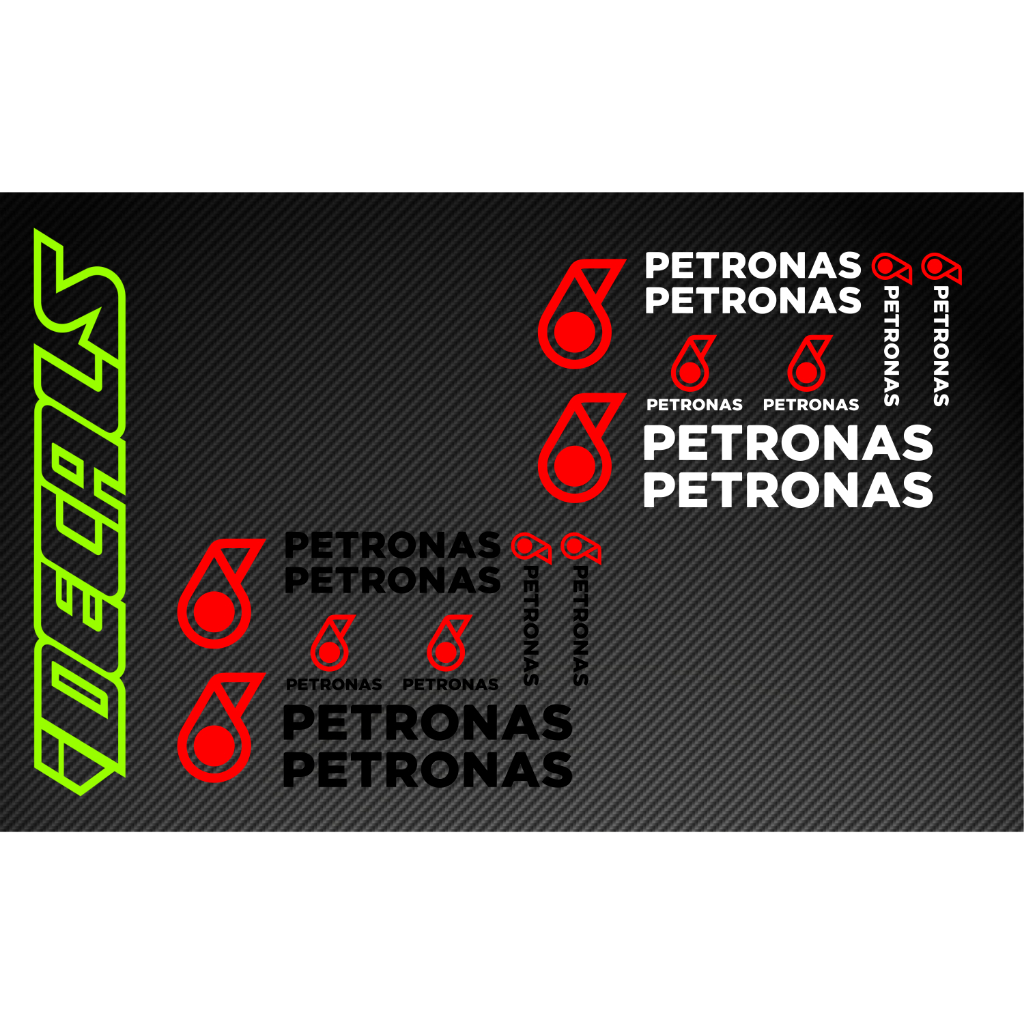 RED PETRONAS STICKER PACK | Shopee Philippines
