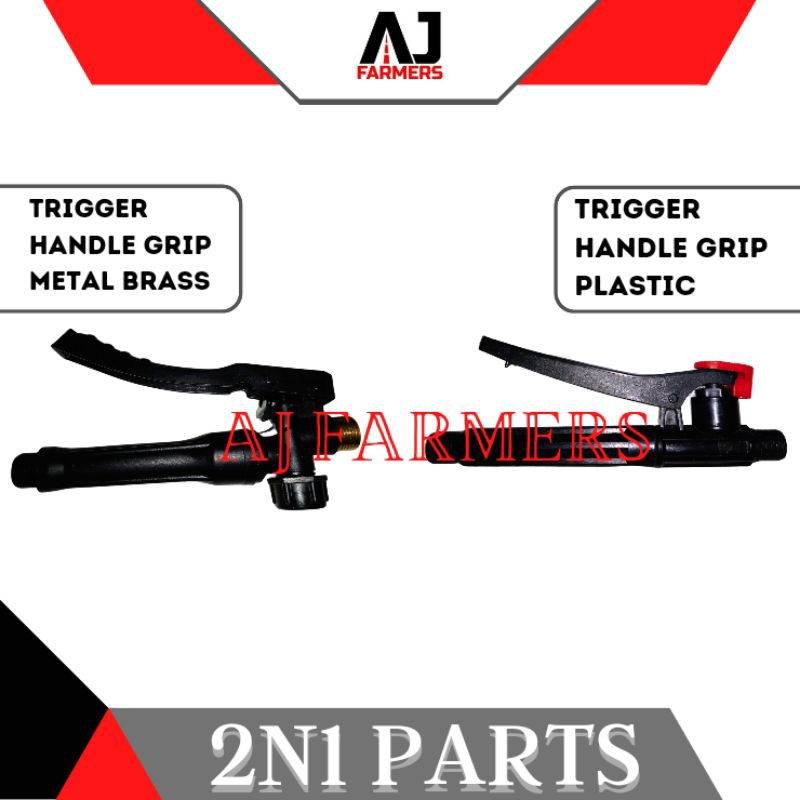 Handle Trigger Grip Brass Metal Head/Plastic Rechargable Battery 2n1 ...