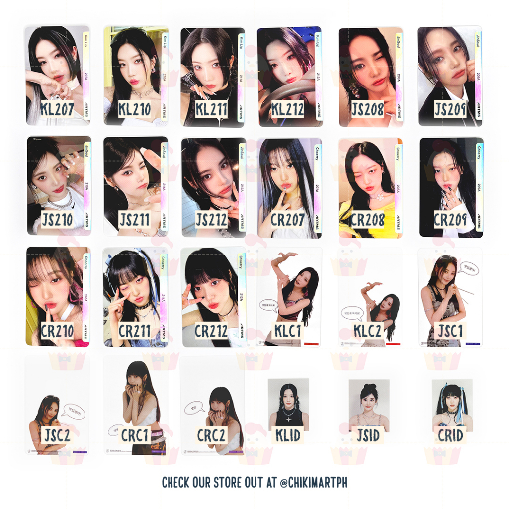 ARTMS Odd Eye Circle (OEC) Version Up Official Album Objekt, ID Card, Clear Photocard Loona ...