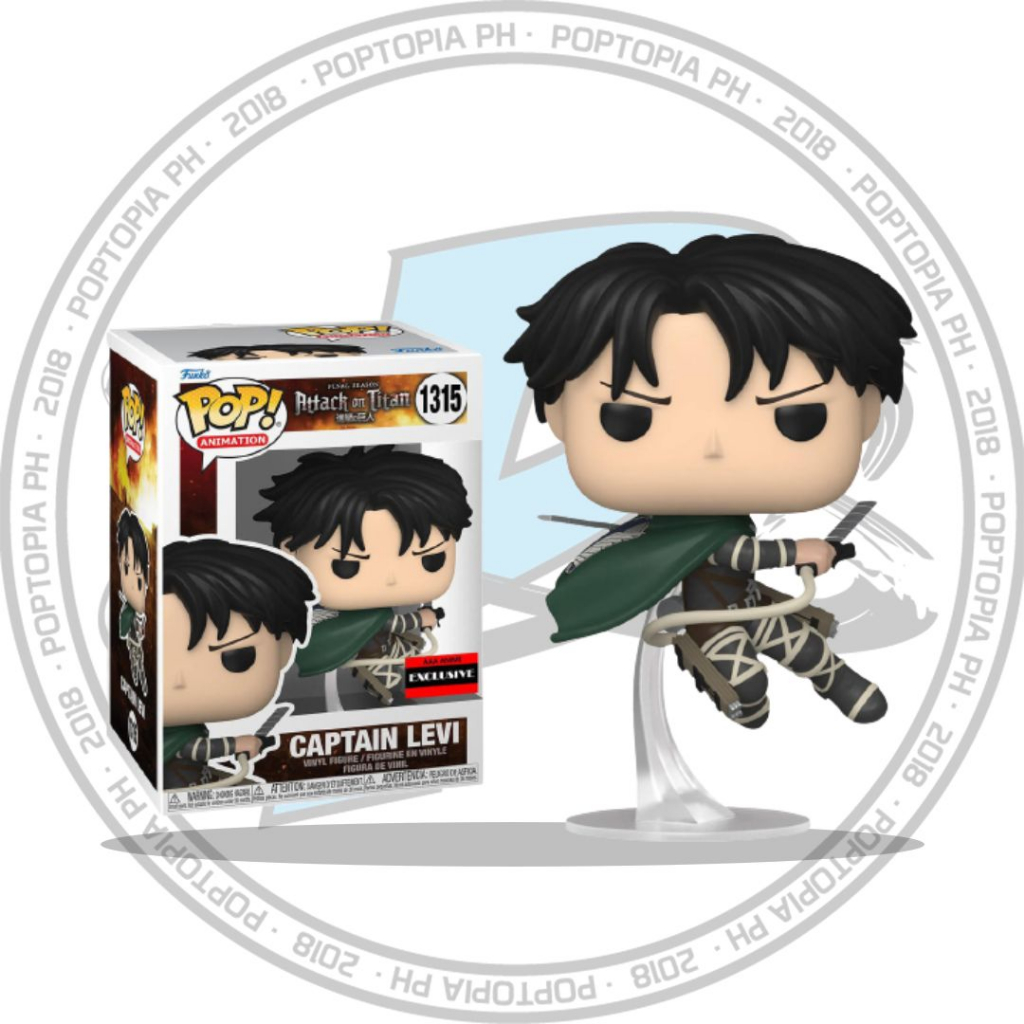 Funko Pop! Attack On Titan Captain Levi AAA Exclusive | Shopee Philippines