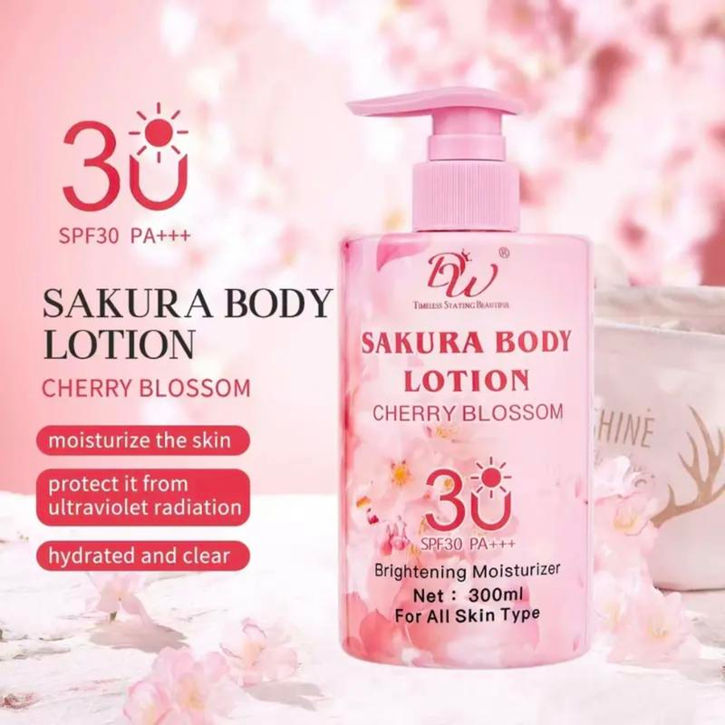 DW Sakura SPF30 PA+ Body Lotion Cherry Blossom Moisturizer Lotion 300ml | Shopee Philippines