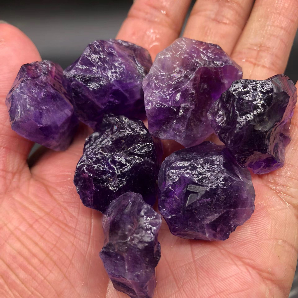 Natural amethyst raw 20-30mm Stone amethyst raw Stone rough purple ...