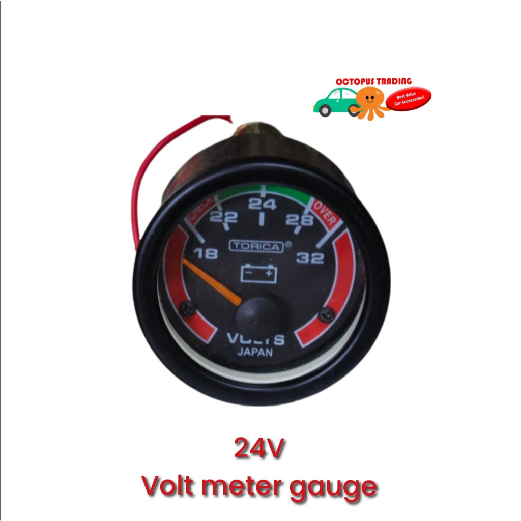 Voltmeter gauge universal 24V | Shopee Philippines