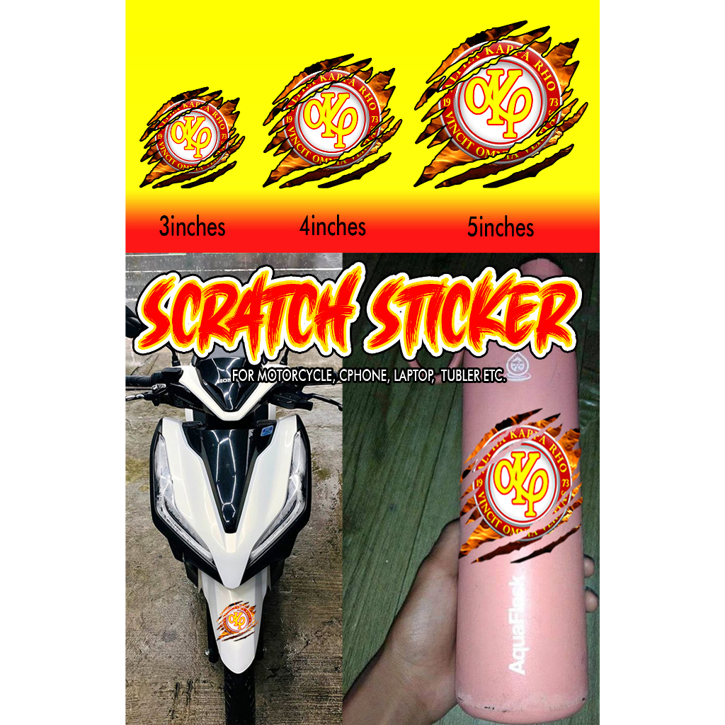 AKP alpha kappa rho scratch sticker | Shopee Philippines