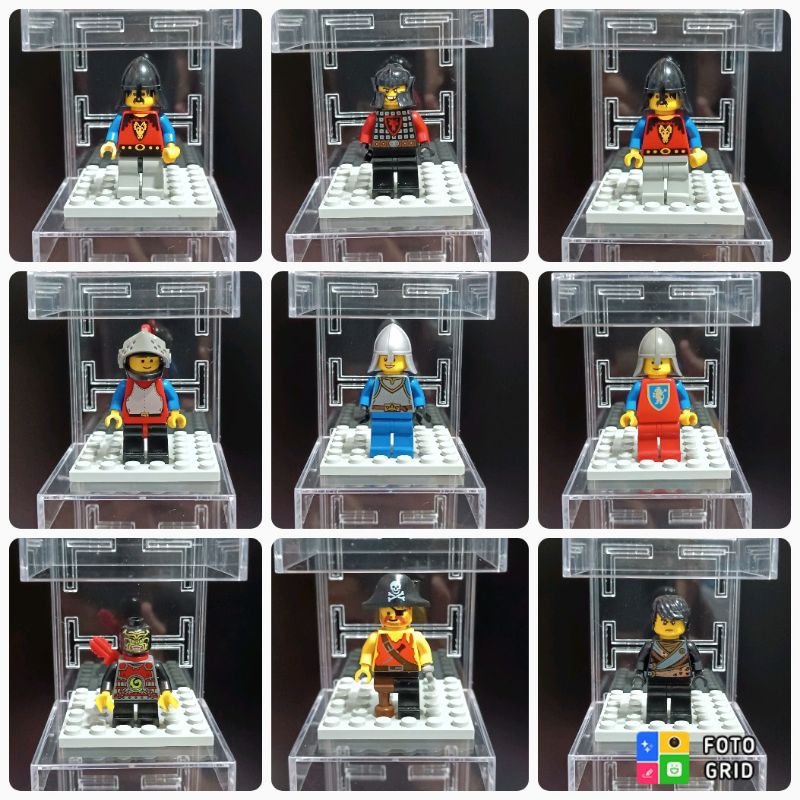 Vintage LEGO minifigure (Castle, Pirates, Dragon Knight, Soldier, Horse ...