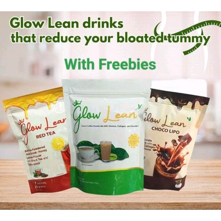 Glow Lean Coffee - Choco Lipo - Red Tea (Whitening+Slimming) | Shopee ...