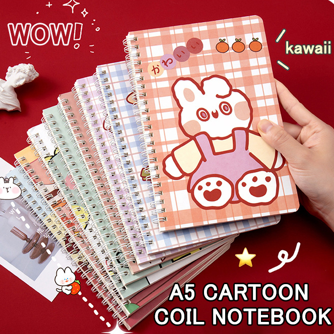 Flash Time A5 Japanese Style Cartoon Coil Notebook School Supplies ...