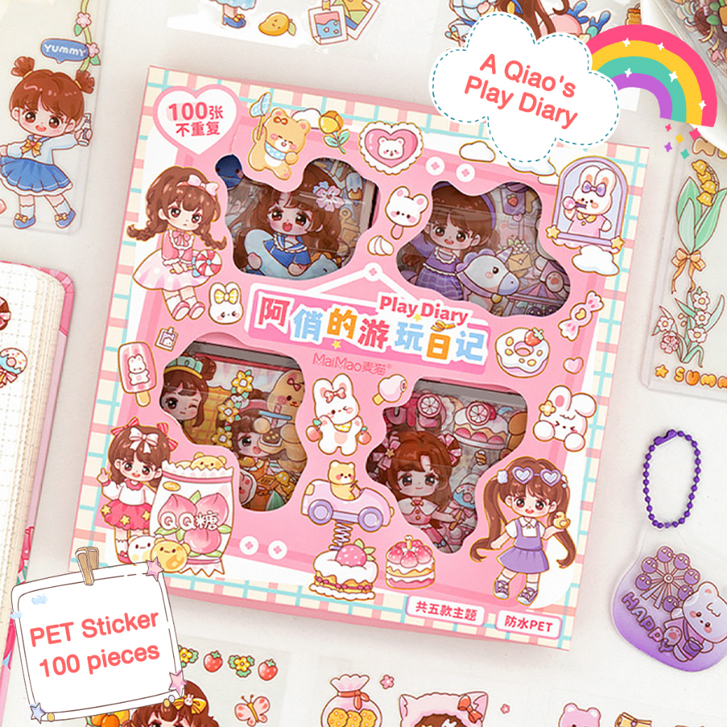 50PCS Cute Guka Stickers Kawaii Cartoon Stickers Children's Notebook ...