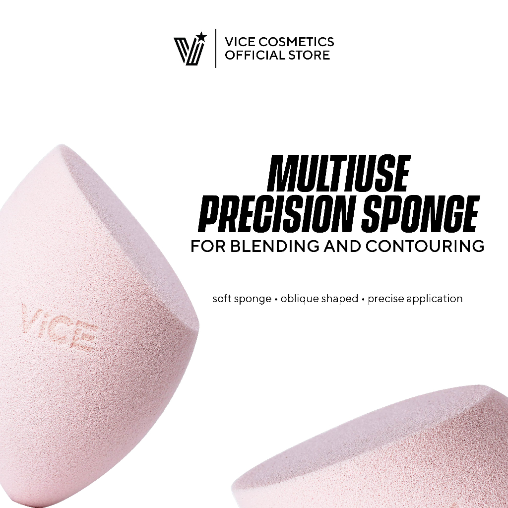 VICE CO. Endlezz Precision Blending Sponge - Makeup Tools, Multi Use ...