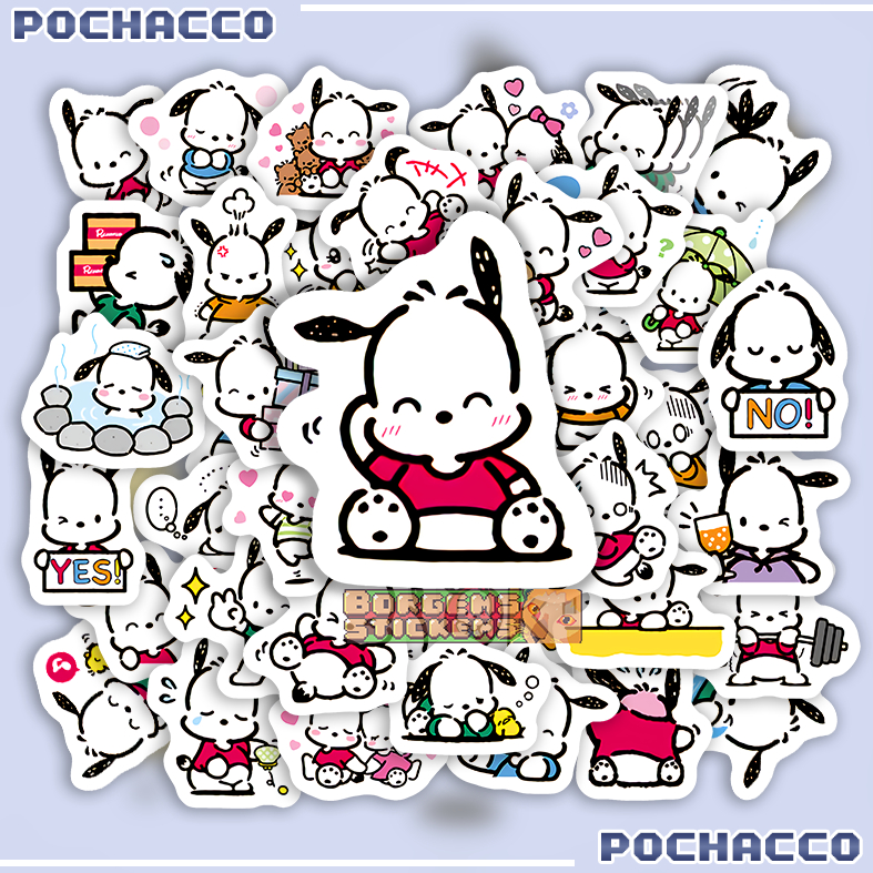 【20pcs/40pcs】Pochacco emoji sticker sets - Vinyl Waterproof Sticker ...