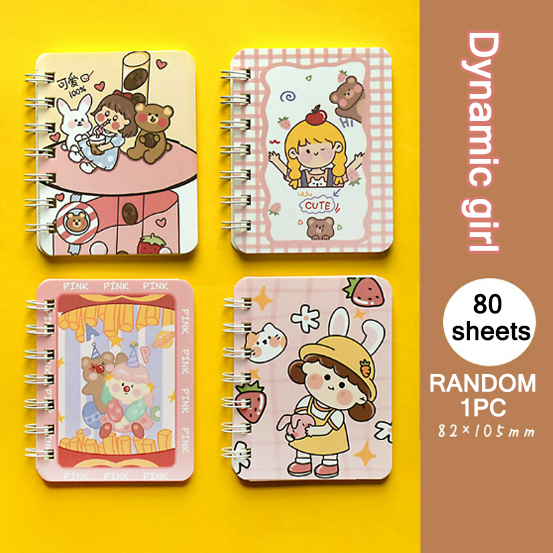 A7 Japanese Style Cartoon Pocket Book Notepad Office Stationery School ...