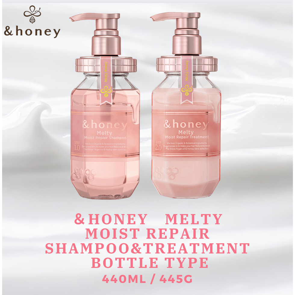 honey] 【Bottle】Melty Moist repair Shampoo 440ml Treatment 445g [Direct from Japan] | Shopee ...