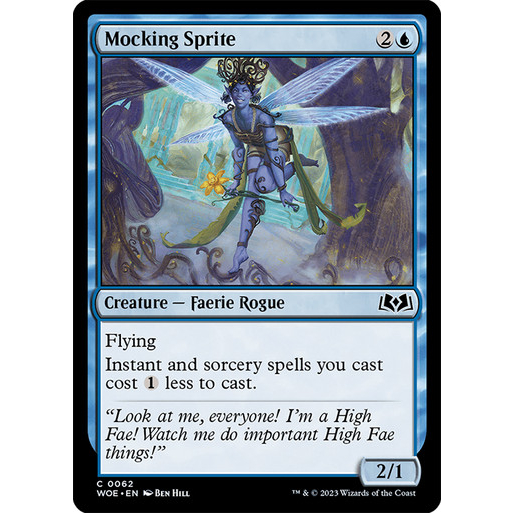 Mocking Sprite - Wilds of Eldraine (WOE) | Shopee Philippines