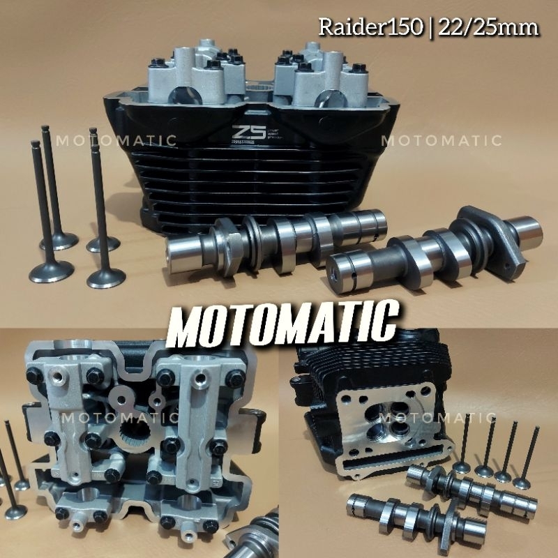 RAIDER 150 (carb) | PITSBIKE Z5 Super Head Assembly 22/25mm & 23/26mm ...