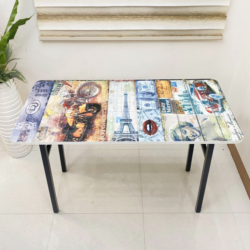 Foldable Table Desk Dining/Computer Study Desk Environmentally Wooden ...