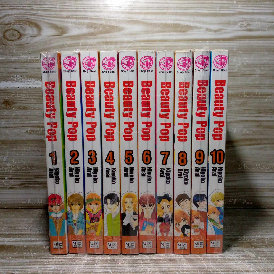 Beauty Pop Complete Set Vol. 1-10 Manga by Kiyoko Arai, English, (RARE ...
