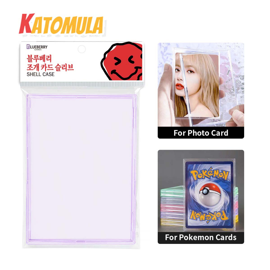 4pcs Purple Blueberry Shell Case No Magnetic Case Card 35pt Hard For ...
