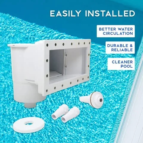 Swimming Pool 7L-T2000 Wall Skimmer 9.5L Emaux Economy Pool skimmer ...