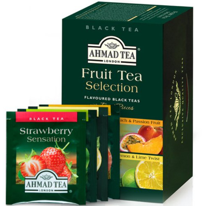 AHMAD TEA FRUIT TEA SELECTION ALU 20X2G | Shopee Philippines