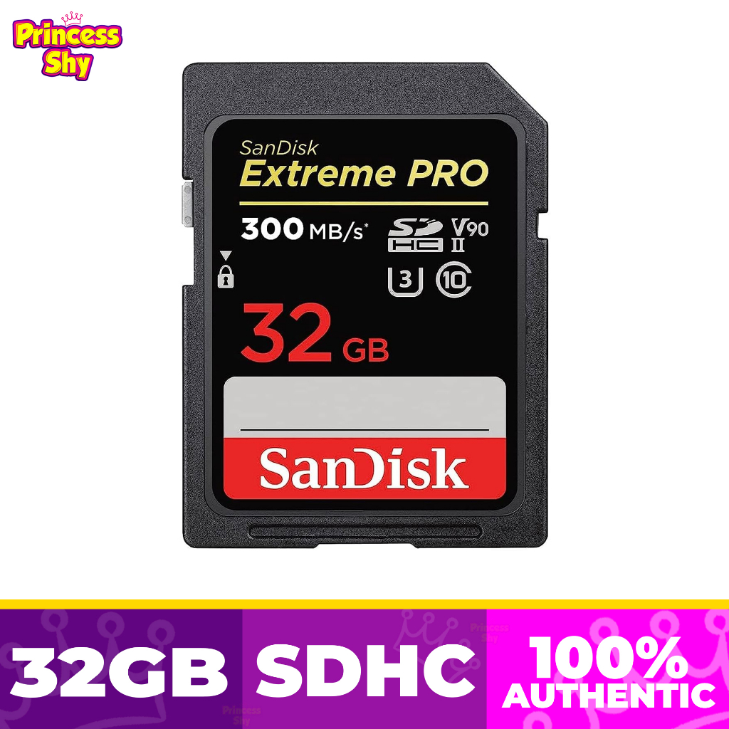 SanDisk Extreme PRO 32GB Class 10 UHS-II U3 300MB/s SDHC SD Card SDSDXDK-032G | Shopee Philippines