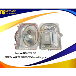 NON TELCO EMPTY WHITE NAP BOX 24core Cassette and Tube type | Shopee ...