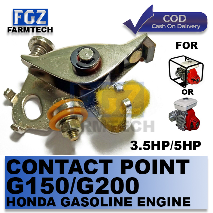 IGNITION CONTACT POINT G150 G200 3.5HP 5HP HONDA GASOLINE ENGINE GENSET G300 G400 breaker point ...