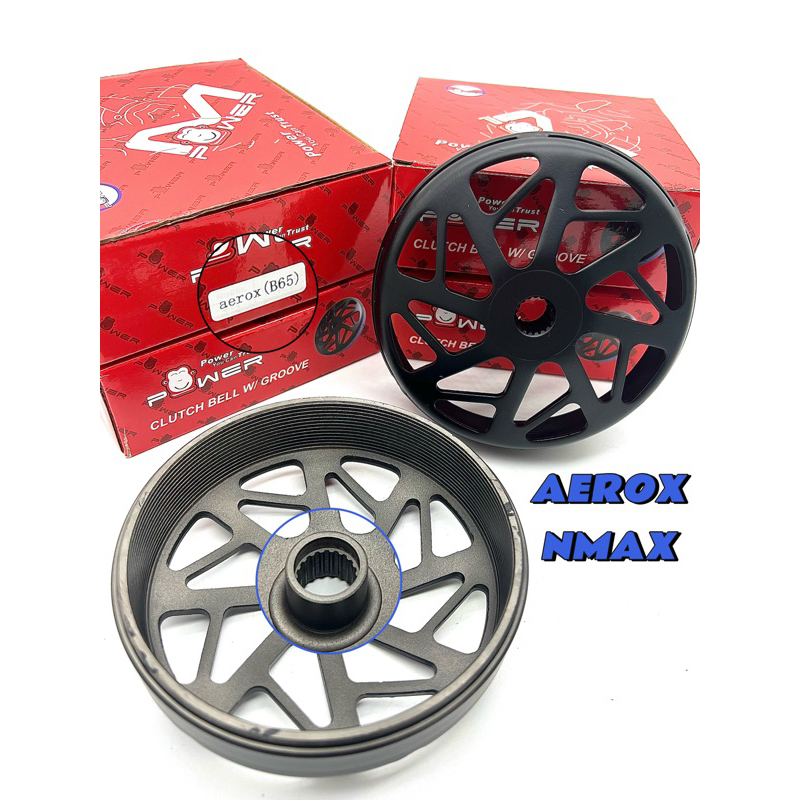 M.POWER CLUTCH BELL W/GROOVE FOR MIO i 125 / CLICK125.150 / PCX/ BEAT ...