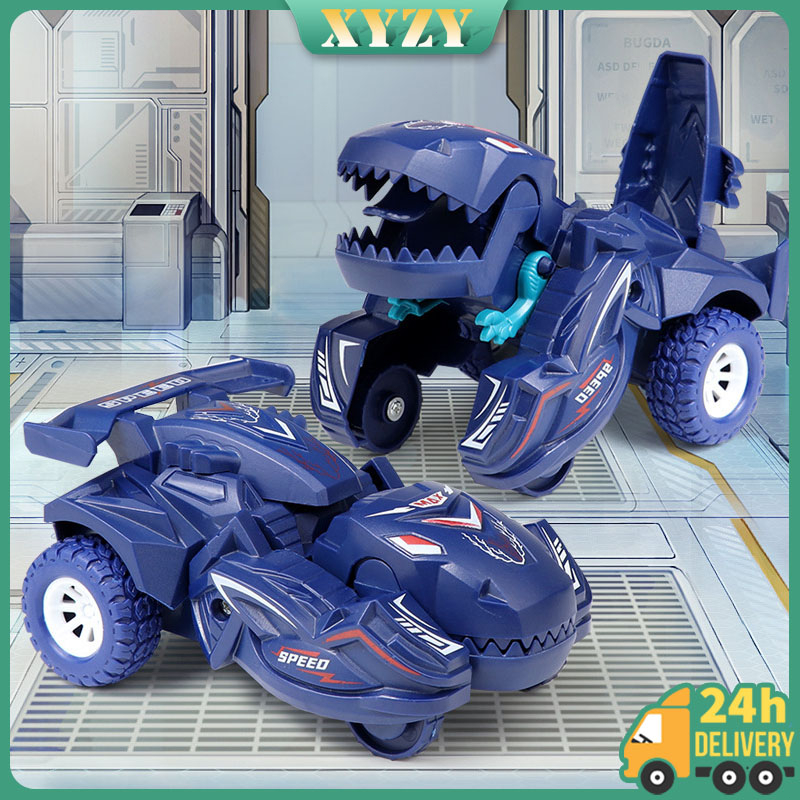 inosaur Deformation Toy Racing Model Children's Toy Car Deformable ...