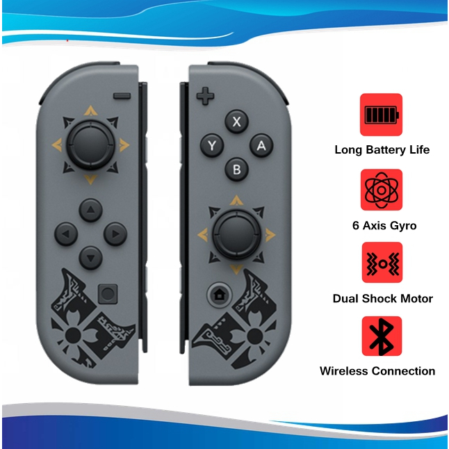 Joy Con Wireless Controller Left And Right Gamepad For Nintendo Switch ...