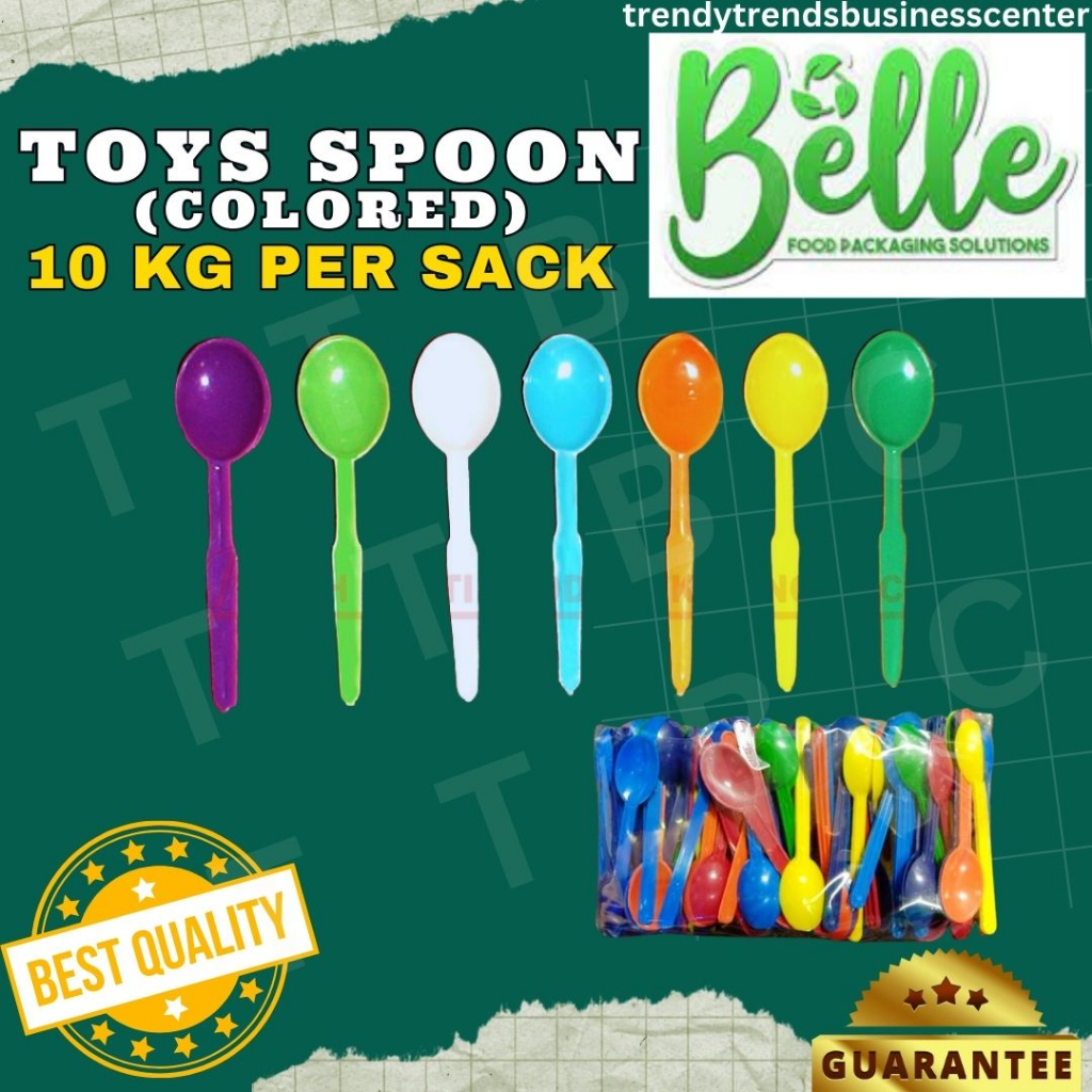 1 KILO DISPOSABLE PLASTIC TOY SPOON SCOOPER SCRAMBLE ICE CREAM PARTY ...