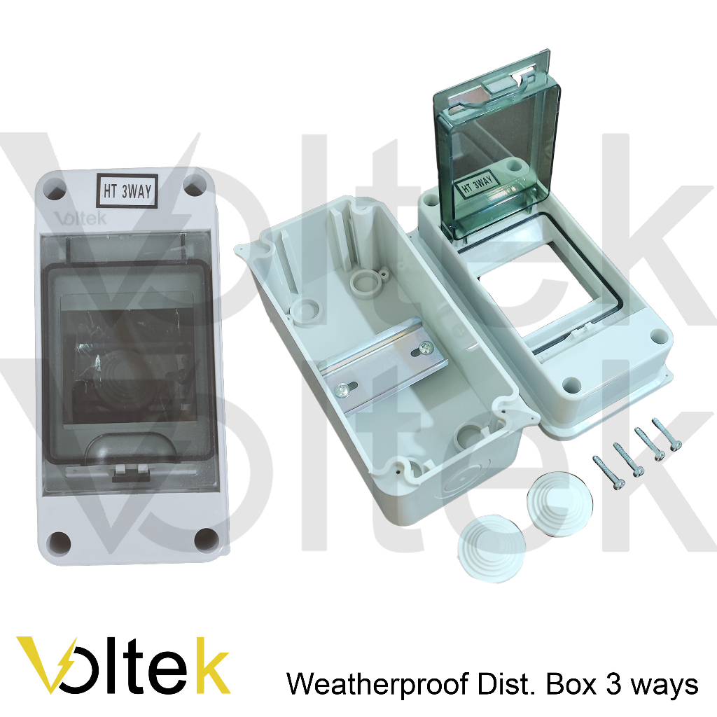 Weatherproof Distribution Box for Miniature Breaker Plastic Enclosure ...