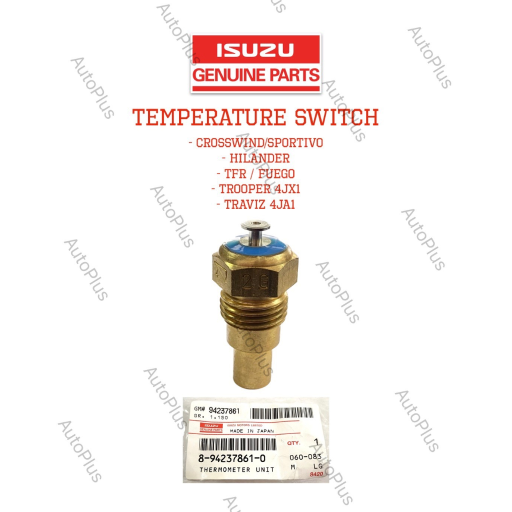 Isuzu Genuine Parts Water Temperature Switch: Sportivo/Crosswind ...