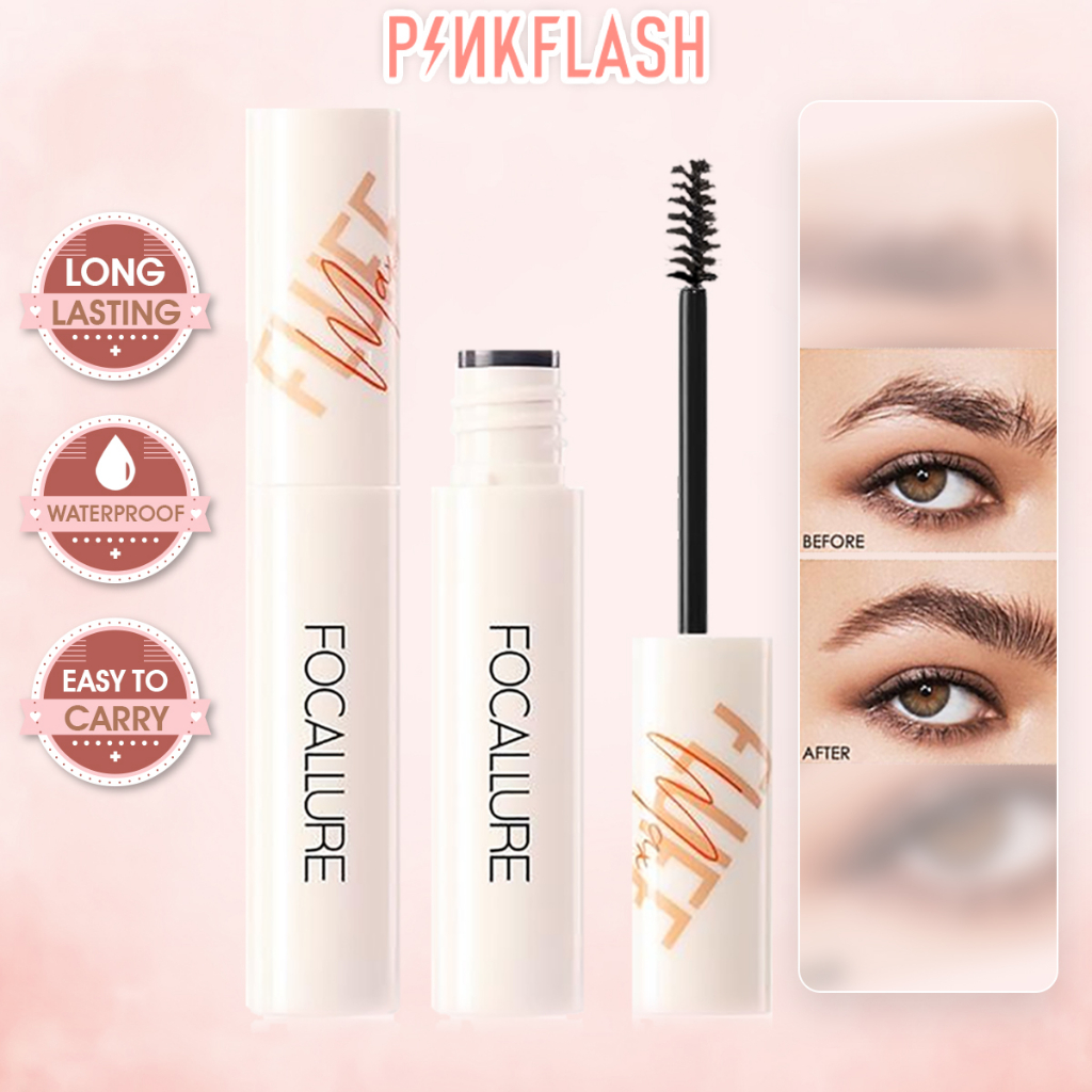 FOCALLURE Waterproof Eyebrow Gel Brush Microblading Long-wear Eyebrow ...